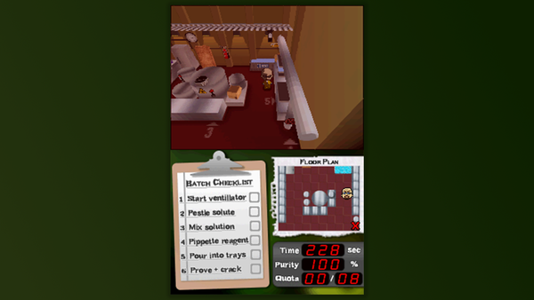 Breaking Bad DS - Breaking Bad, as a Nintendo DS game, complete with 3D ...