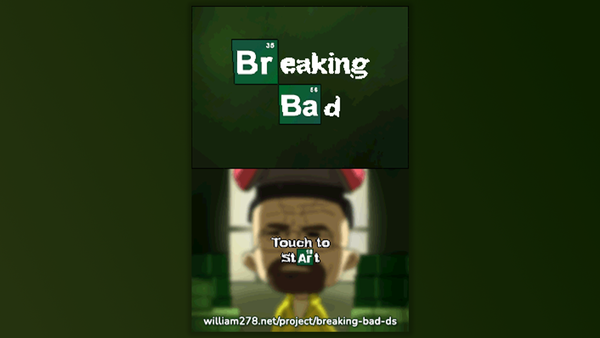Breaking Bad DS - Breaking Bad, as a Nintendo DS game, complete with 3D ...